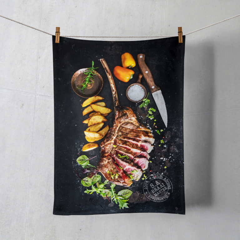 Braai Lappie - Braai Master 4 (Mock Linen) - KOKA Living